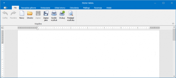Edytor tekstu - Pomoc Mobevo